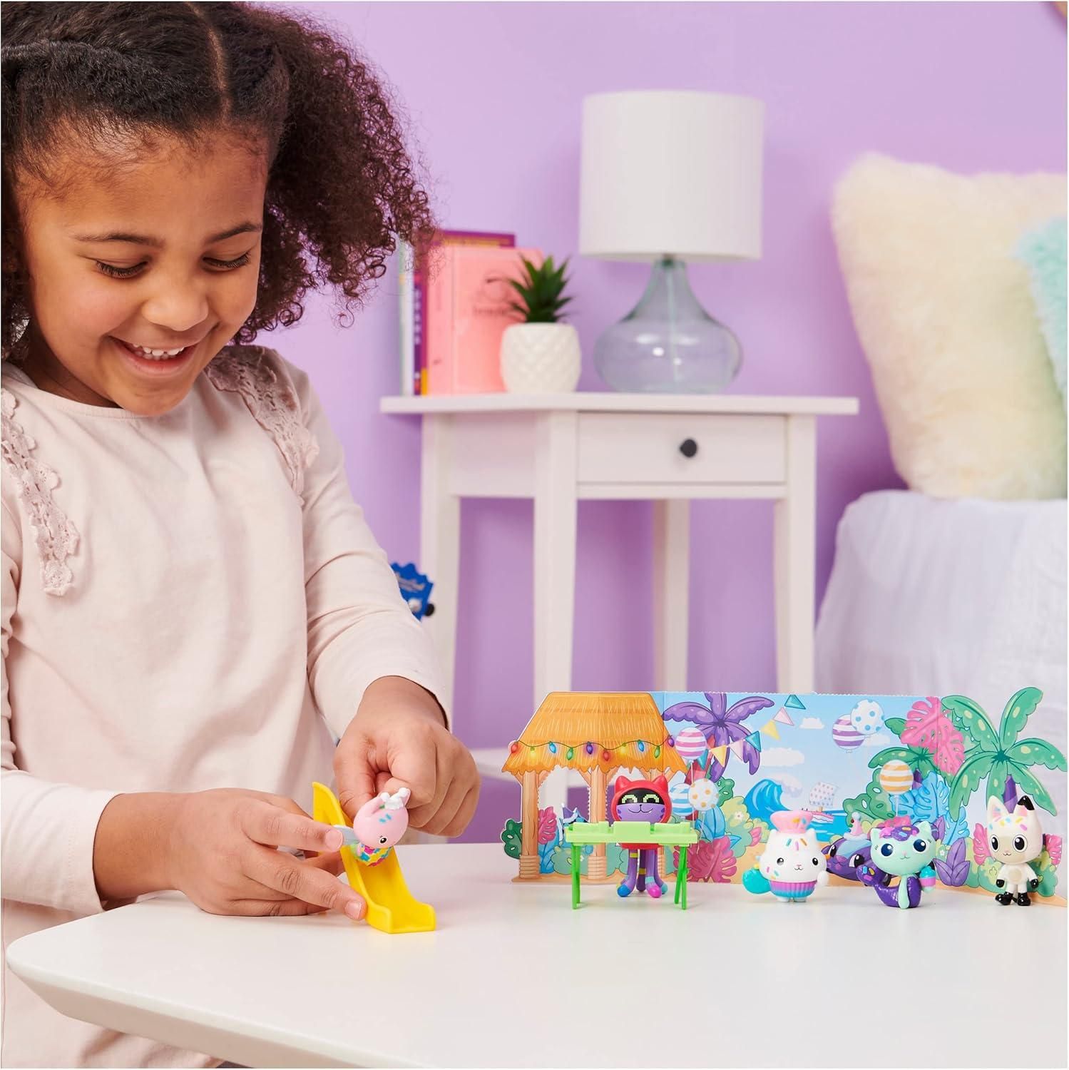 Gabbys Dollhouse Pandy Paws Birthday Figure Set, Hobbies & Toys, Toys ...