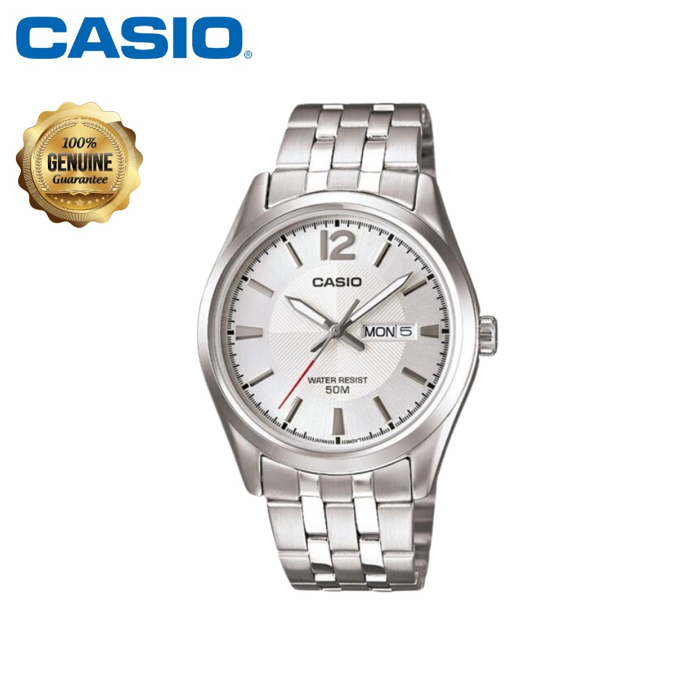 Genuine Casio Classic Analog Watch with Stainless Steel Band (Original ...