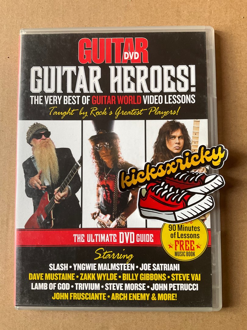 Guitar World DVD Tutorial Series Guitar Heroes, Metal, Shred, Classic ...