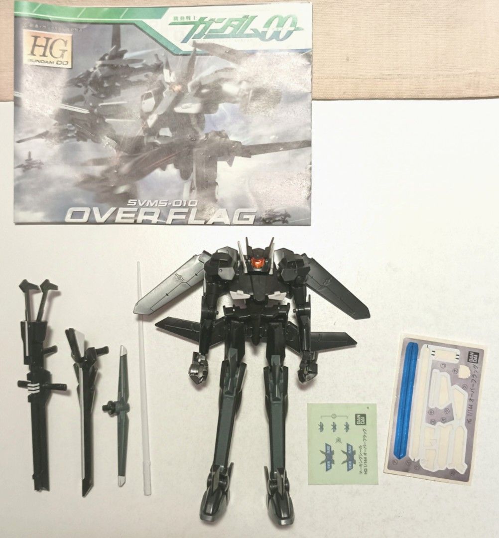 已砌/冇盒⚠️HG Over Flag 可變形 1/144 Bandai High grade Gundam OO 高達 00 ...