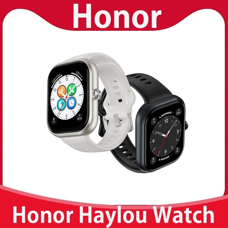 HONOR CHOICE Haylou Watch 智能手錶 BOT-WB01 WHITE / BLACK, 手提電話, 智能穿戴裝置及智能 ...