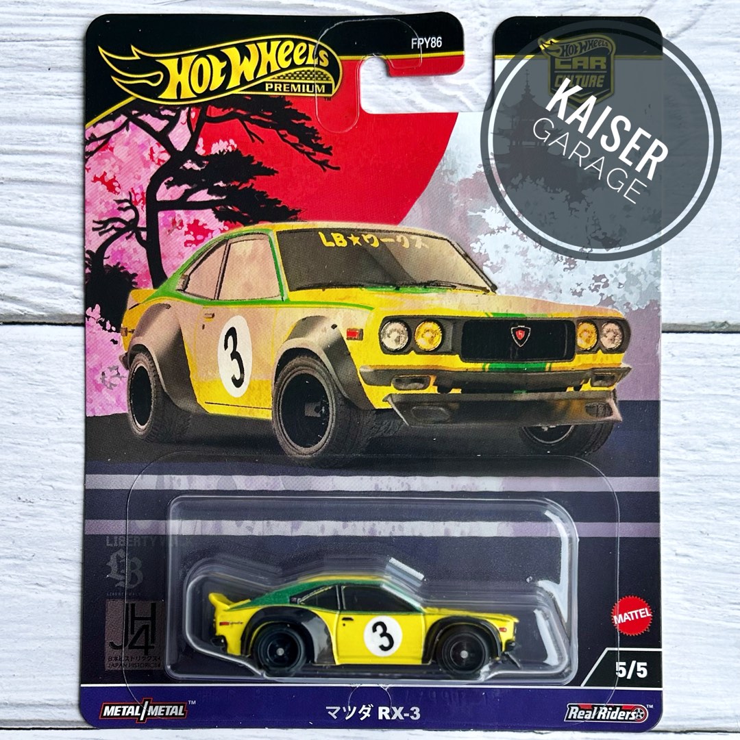 Hot Wheels Premium JAPAN HISTORICS 4 (JH4) : Mazda RX-3, Hobbies & Toys ...