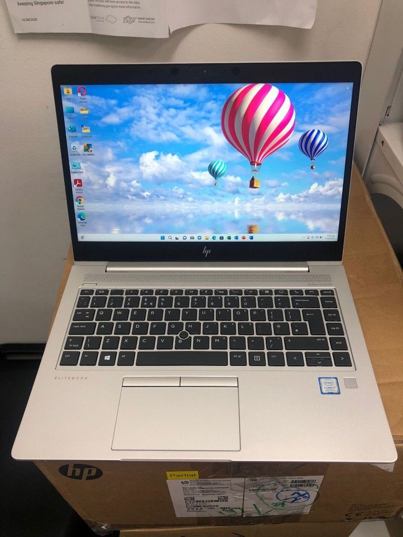 HP EliteBook I7 Laptop, 8Th Generation, With Warranty MS office ...
