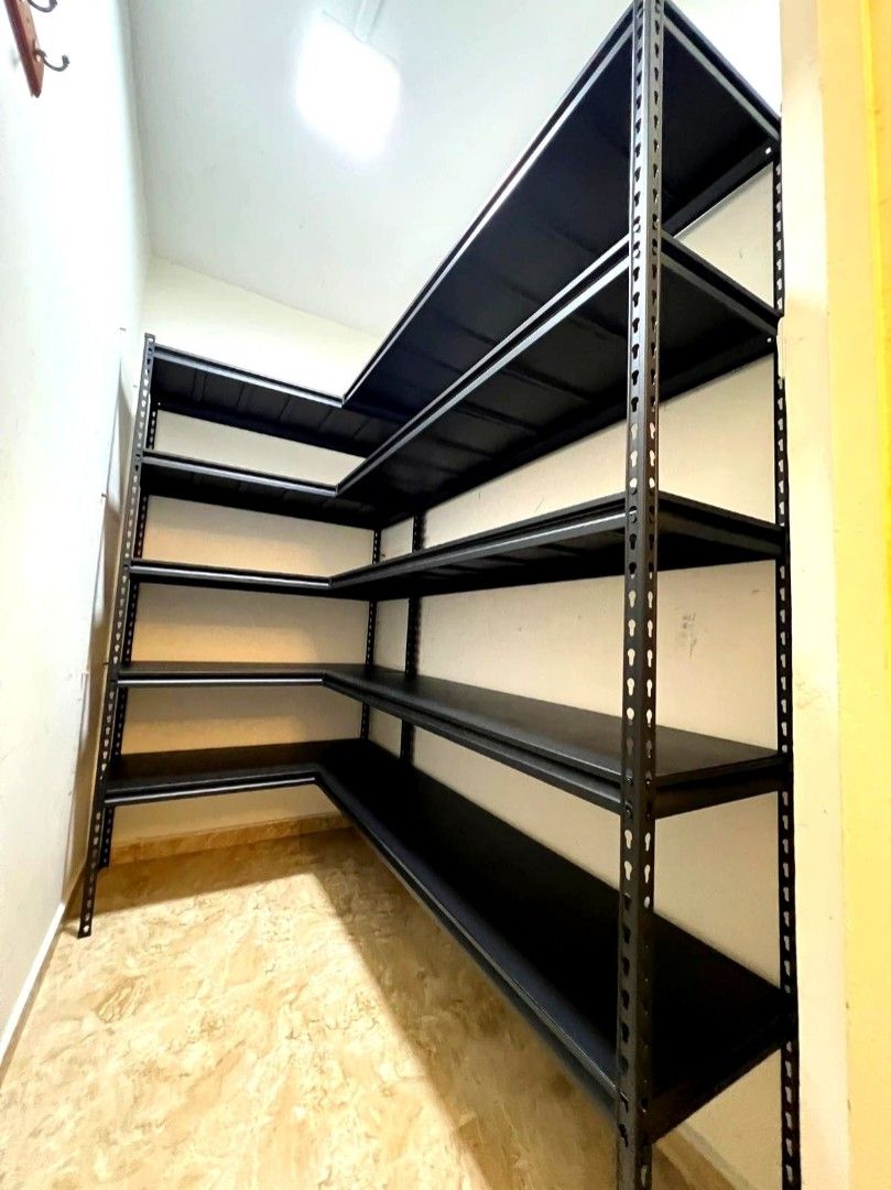 INSTOCKS BOLTLESS 5 TIERS METAL STEEL Storeroom STORE ROOM BOMBSHELTER ...