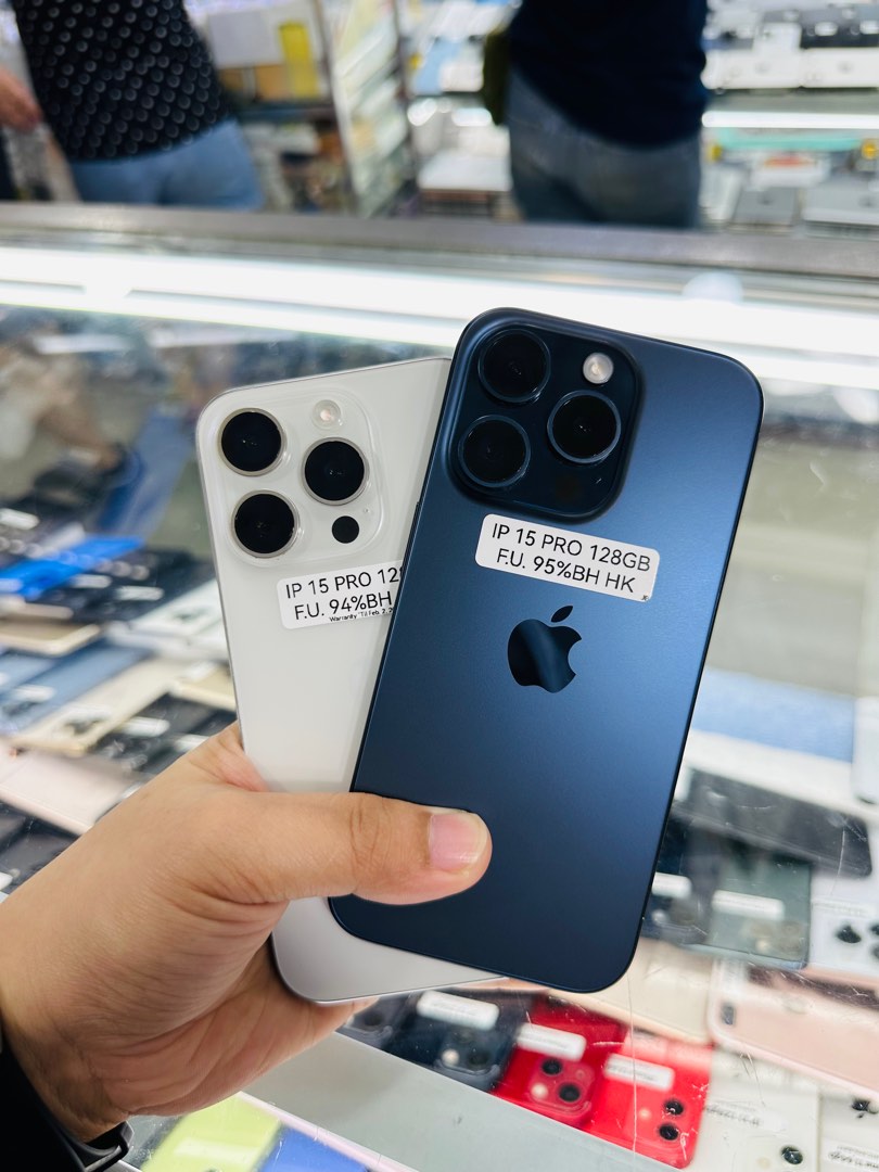 Iphone 15 Pro 128gb 93-95% batt NTC FU, Mobile Phones & Gadgets, Mobile ...