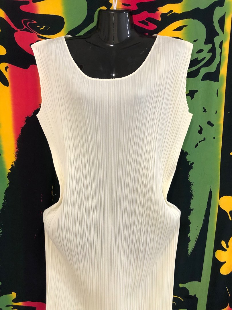 Issey Miyake pleats please maxi dress, Women's Fashion, Dresses & Sets ...