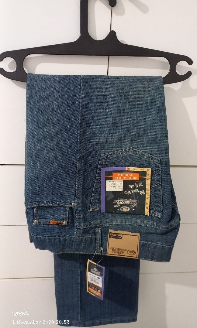 Jeans Carvil Original, Fesyen Pria, Pakaian , Bawahan di Carousell