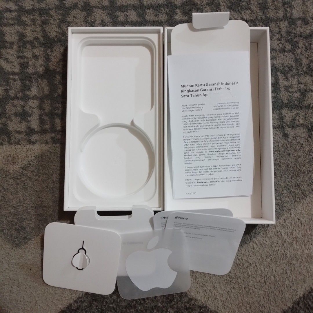 KARDUS KOTAK DUS BOX IPHONE 15 PRO, BLUE TITANIUM, 1TB ORIGINAL, Serba ...