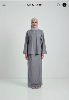Baju Kurung Khatam, Women's Fashion, Muslimah Fashion, Baju Kurung ...