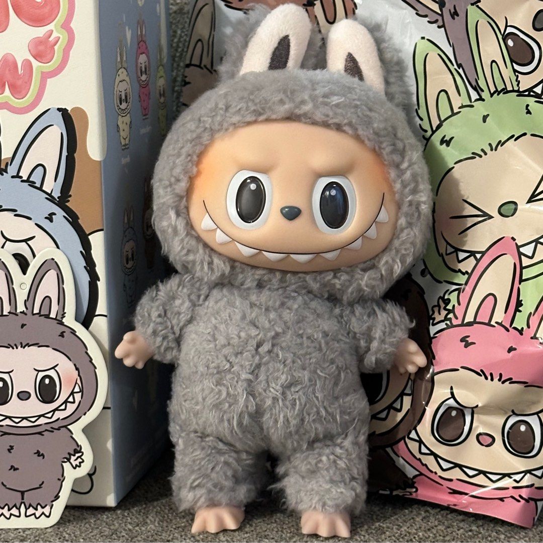 Labubu Macaron Sesame Bean ORI 100% Pop Mart, Toys & Collectibles ...