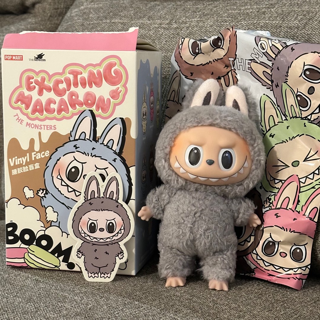 Labubu Macaron Sesame Bean ORI 100% Pop Mart, Toys & Collectibles ...