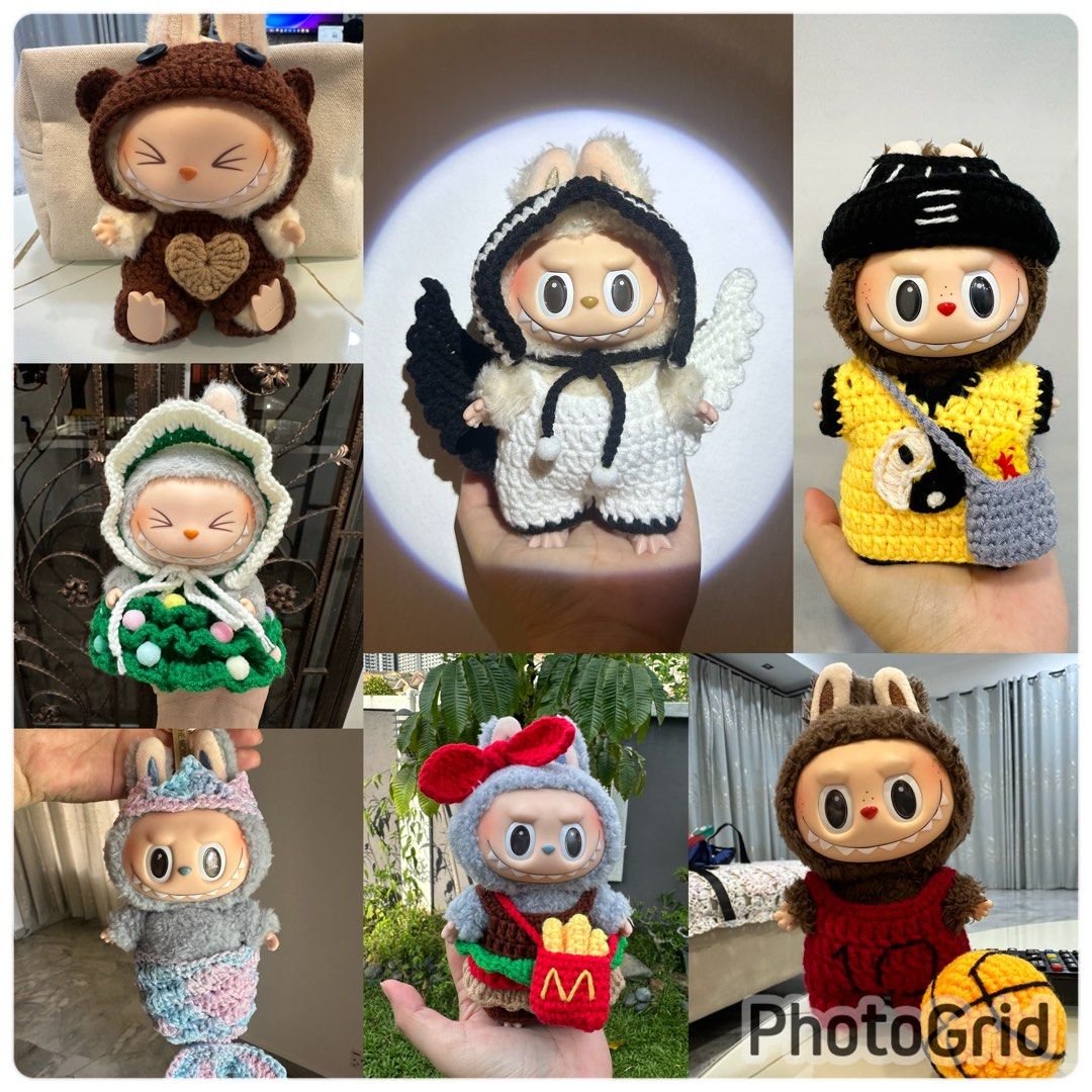 Labubu outfit handmade, Hobbies & Toys, Stationery & Craft, Handmade ...