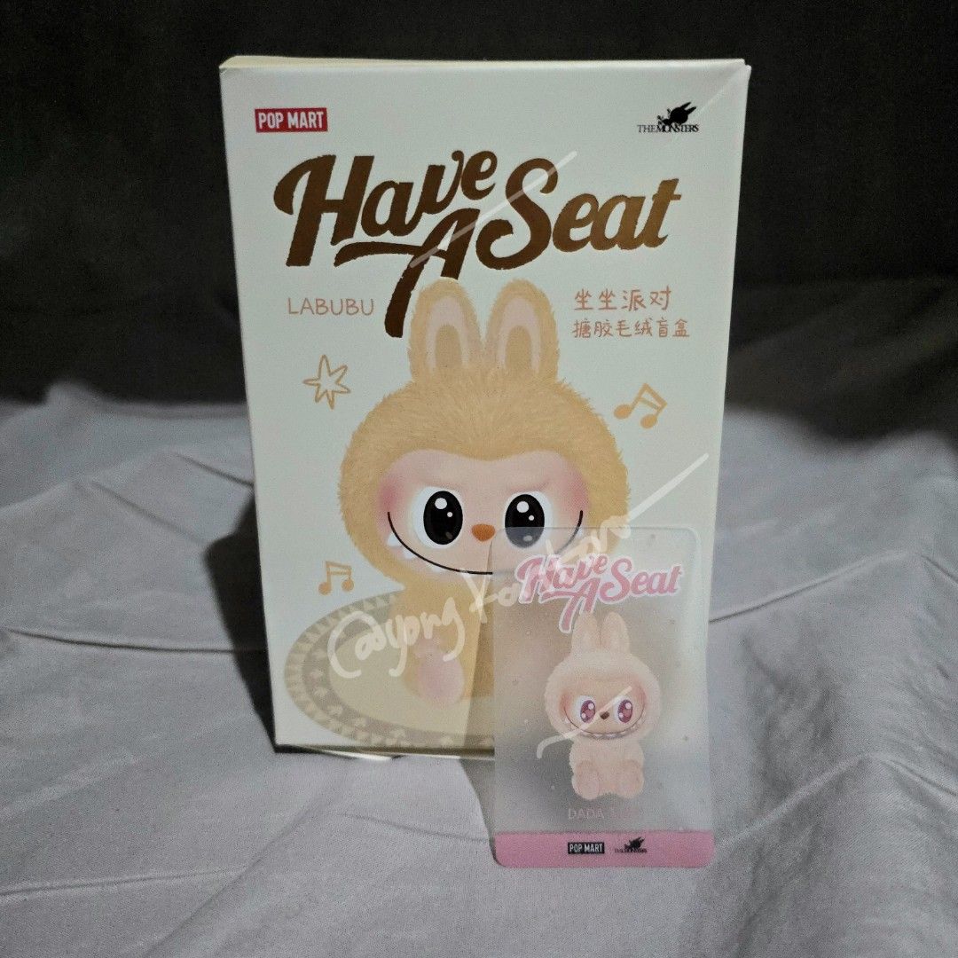 Labubu V2 - Have a Seat DADA, Hobbies & Toys, Toys & Games on Carousell