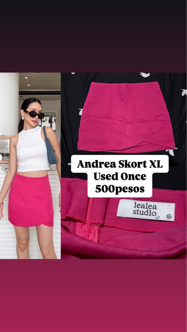 LeaLea Studio - Andrea Skort - Used Once, Women's Fashion, Bottoms, Other Bottoms on Carousell