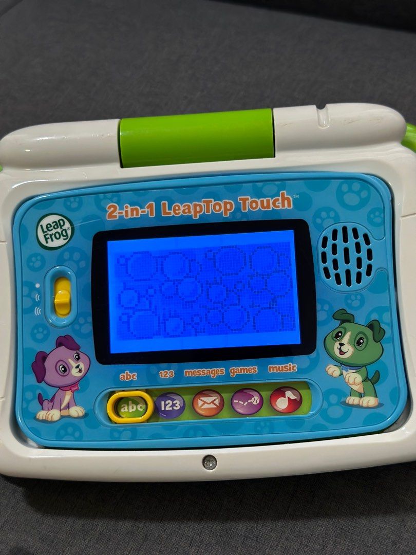 LeapFrog 2-in-1 LeapTop Touch - Green Children Laptop Touchscreen ...