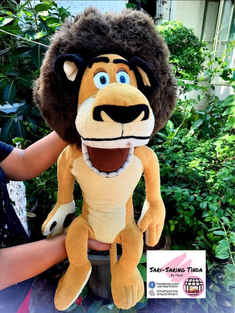 Leo the lion of Madagascar giant plush toy, Hobbies & Toys, Toys ...