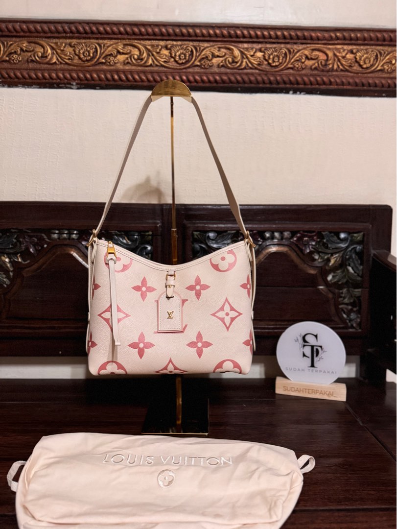 Lv Carry All Bicolor PM Empreinte, Fesyen Wanita, Tas & Dompet di Carousell