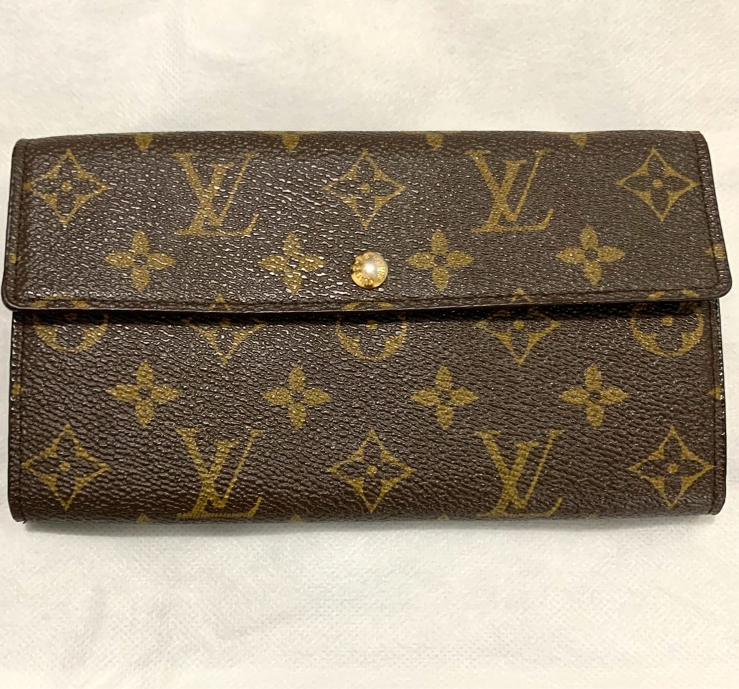 LV Portemonnais Bifold Monogram Wallet, Luxury, Bags & Wallets on Carousell