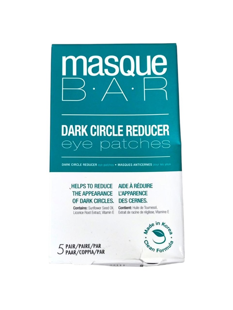 Masque BAR Dark Circle Reducer Eye Patches (5 Pairs/Box), Beauty ...