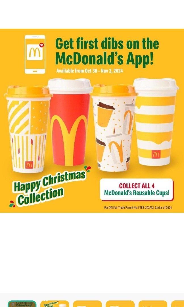Mcdo Collectible cup - feel good cup, Hobbies & Toys, Memorabilia ...