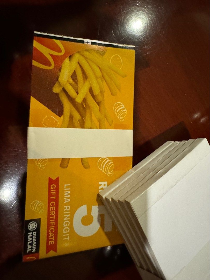McDonald voucher, Tickets & Vouchers, Vouchers on Carousell