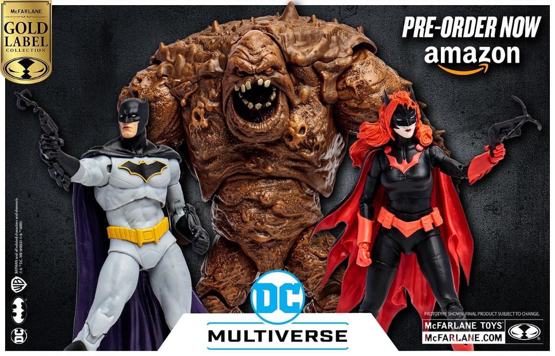 Mcfarlane DC Multiverse - Batwoman, Batman, Clay Face 3-pack MISB ...