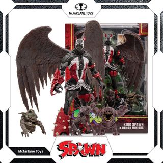 MCFARLANE TOYS 2001 SPAWN SERIES 18 - SPAWN INTERLINK 6 - SET OF 7 ...