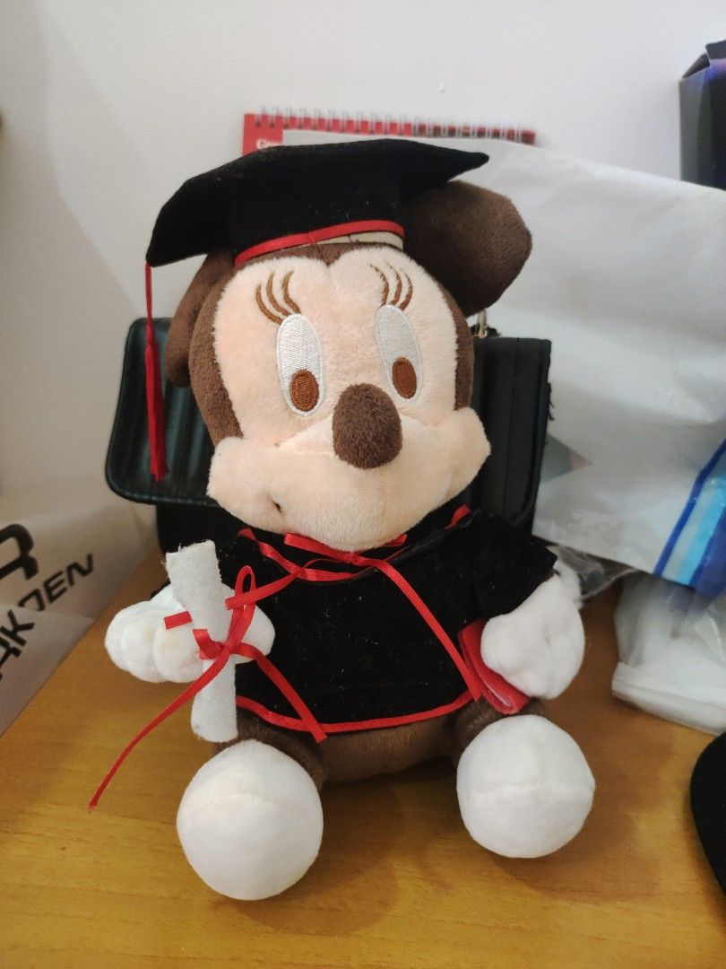 Mickey Mouse Graduation Soft Toy, Hobbies & Toys, Toys & Games on Carousell