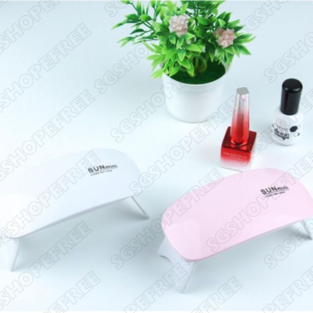SG STOCK. Mini USB Nail Baking Lamp LED Phototherapy Manicure Machine ...
