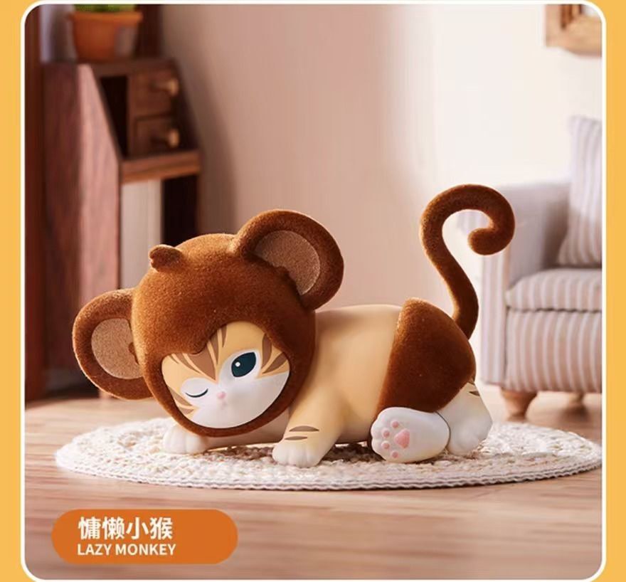 Miniso Mofusand Fluffy Party Monkey, Hobbies & Toys, Toys & Games on ...