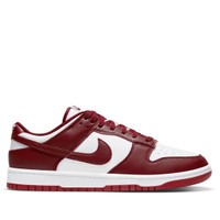 Nike Dunk Low Retro Team Red, Fesyen Pria, Sepatu , Sneakers di Carousell