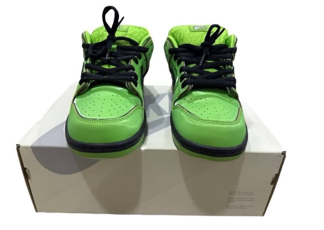 Nike SB dunk low the powerpuff girl buttercup man, Men's Fashion ...