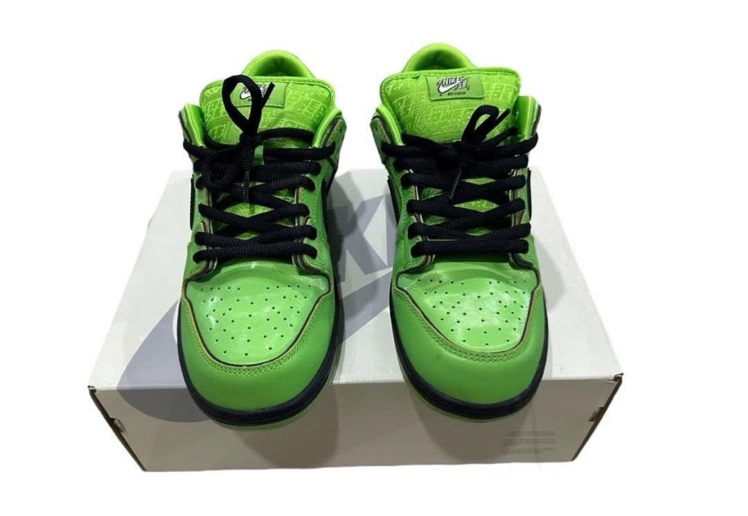 Nike SB dunk low the powerpuff girl buttercup man, Men's Fashion ...