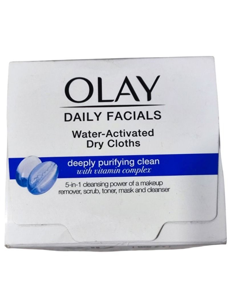 Olay Daily Facials Deeply Purifying Clean 5-in-1 Cleansing Wipes with ...