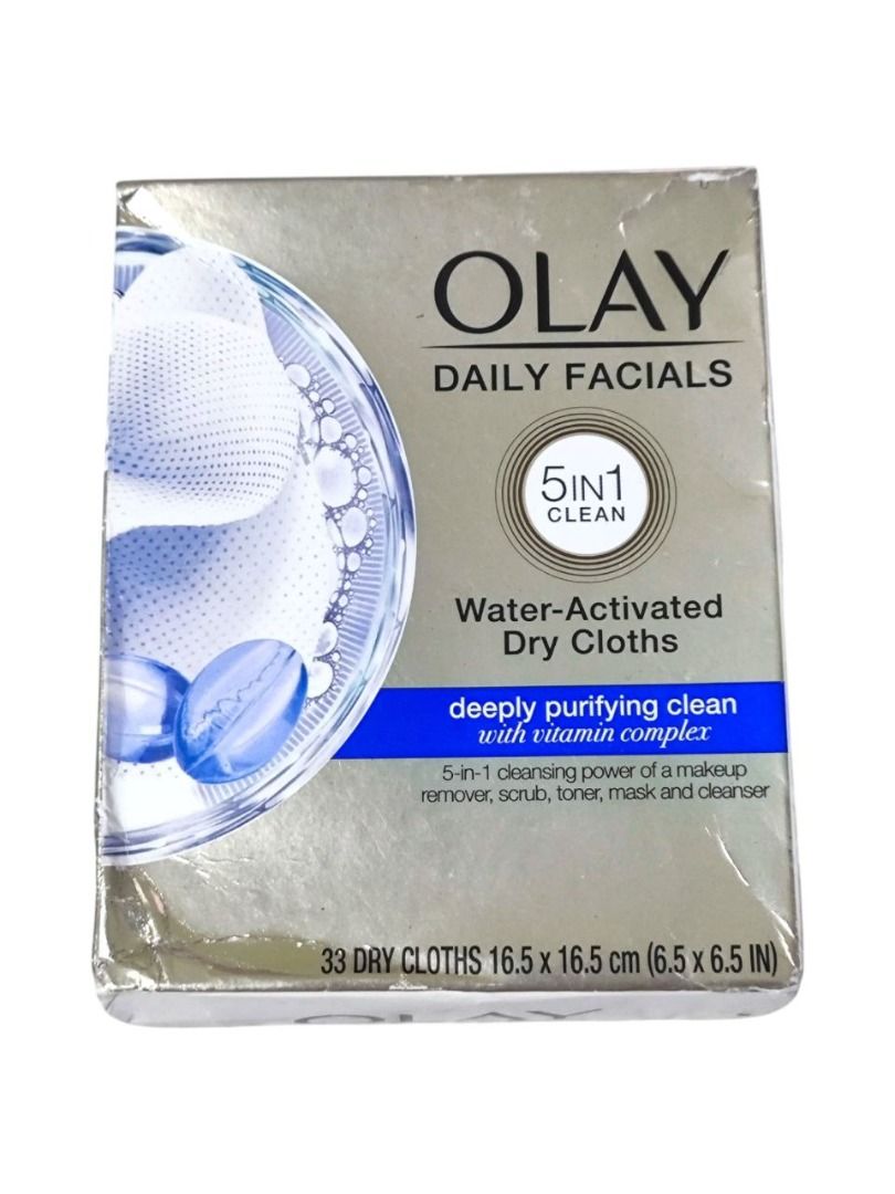 Olay Daily Facials Deeply Purifying Clean 5-in-1 Cleansing Wipes with ...