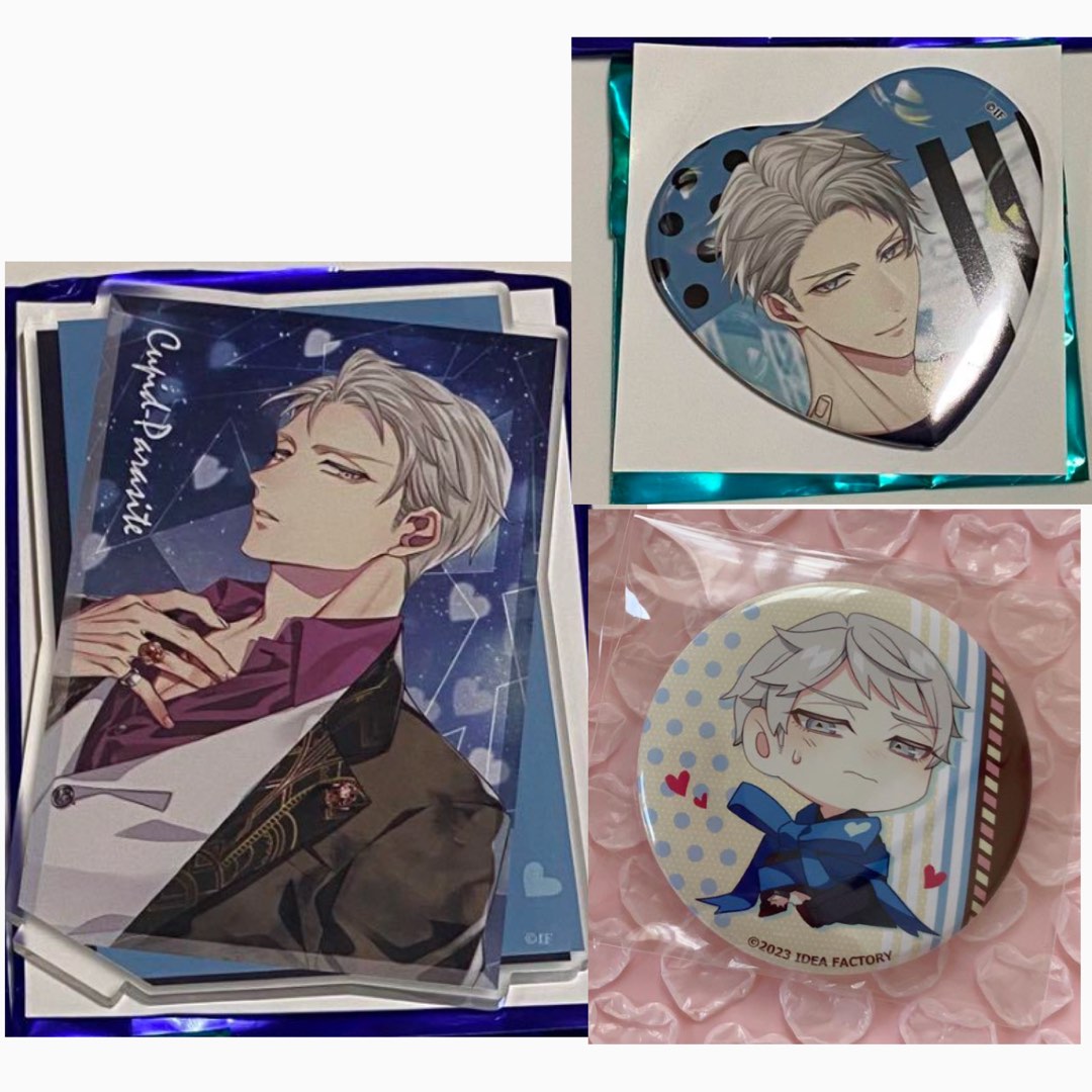 ON HAND Cupid parasite shelby snail set of acrylic card stand otomate ...