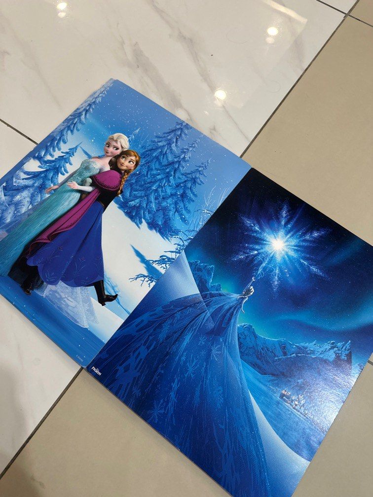 original frozen the postal collection 40 removable poster, Hobbies ...