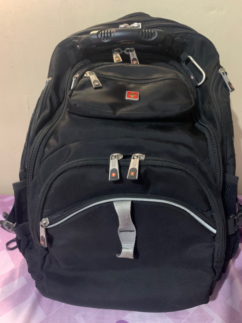 Original SwissWin Mens Backpack, Men's Fashion, Bags, Backpacks on ...