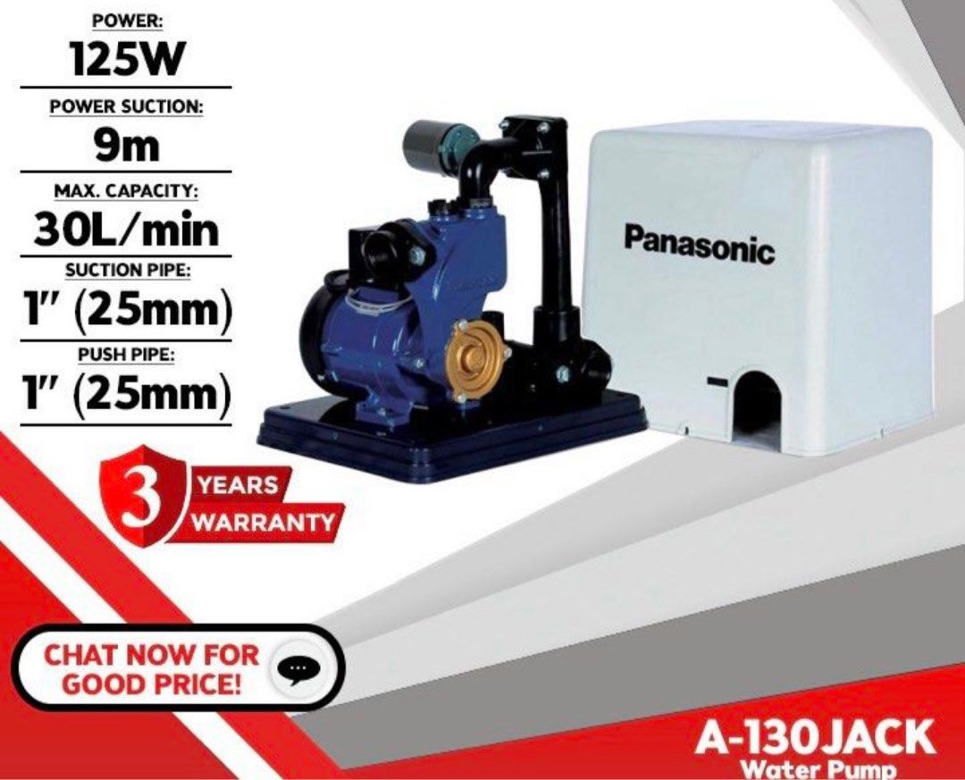 Panasonic water pump, Furniture & Home Living, Bathroom & Kitchen ...