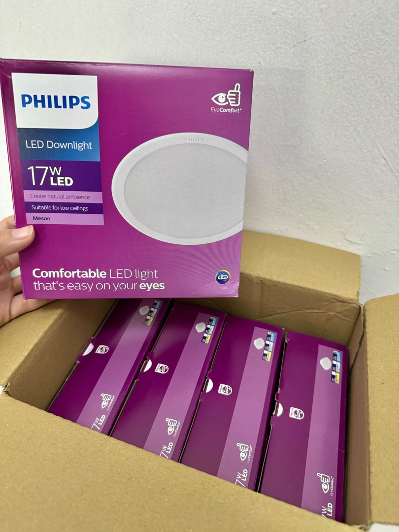 PHILIPS DAYLIGHT LED DOWNLIGHT 6 inches, Furniture & Home Living ...