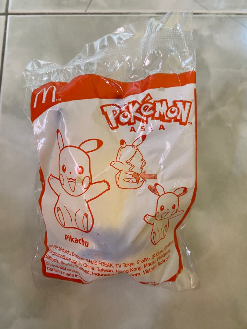 Pikachu - Pokemon Happy Meal Toy 2018 Edition, Hobbies & Toys, Toys ...
