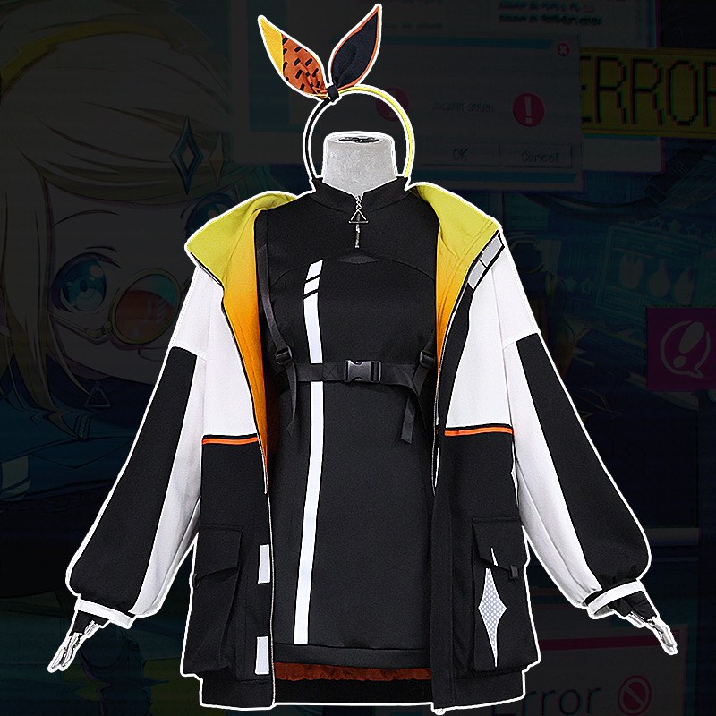 [PO] Kagamine Rin Cyberpunk Dead Boy Costume Project Sekai Pjsk Cosplay ...