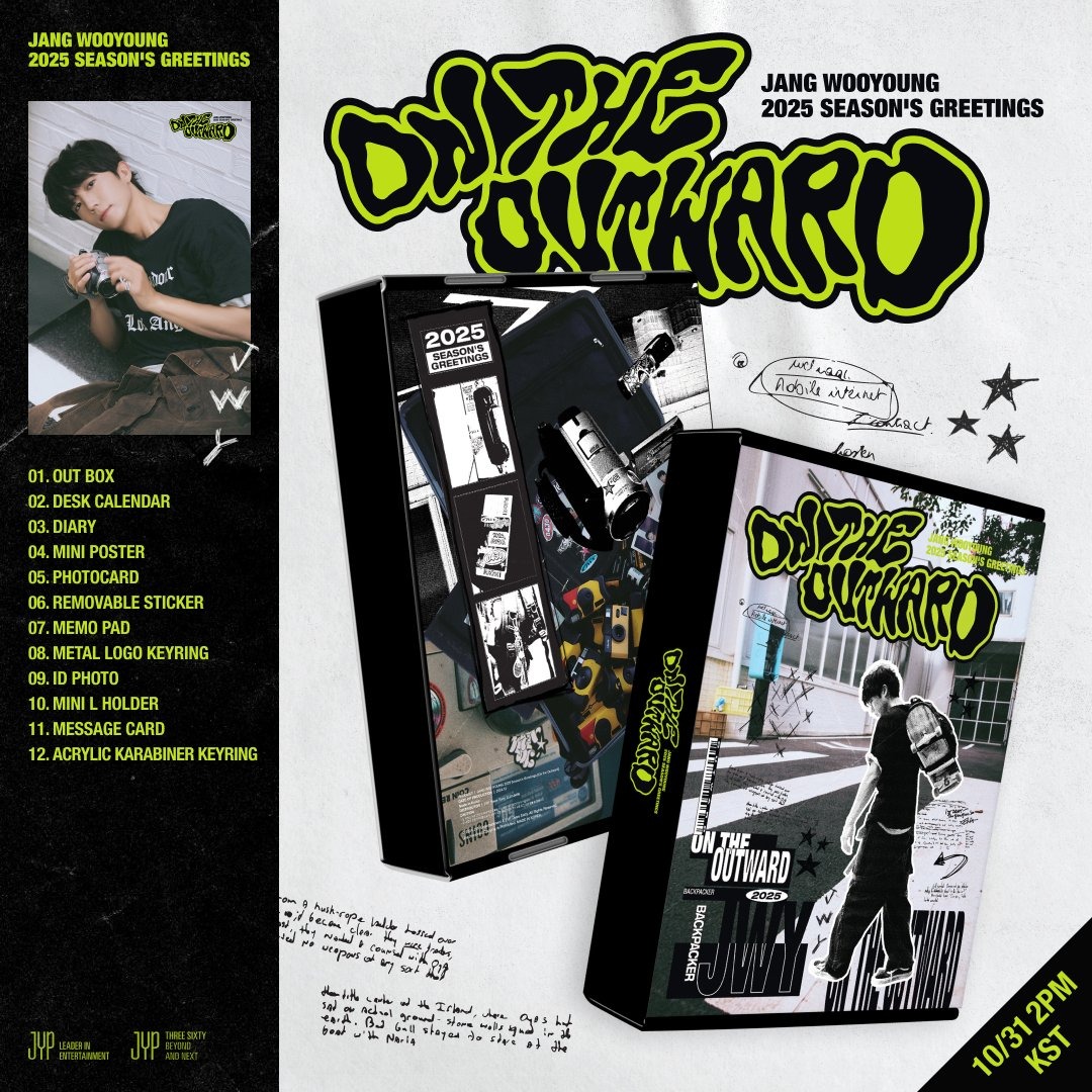 [POB] JANG WOOYOUNG - 2025 SEASON’S GREETINGS (SG) [On the Outward ...