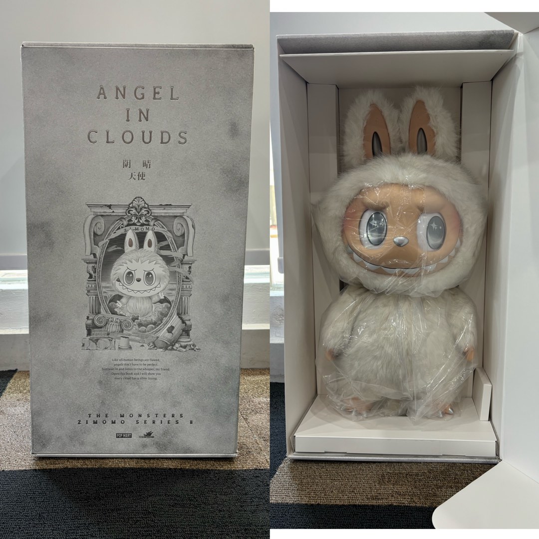 Pop Mart Labubu/Zimomo V2 Angel in Clouds, Hobbies & Toys, Toys & Games ...