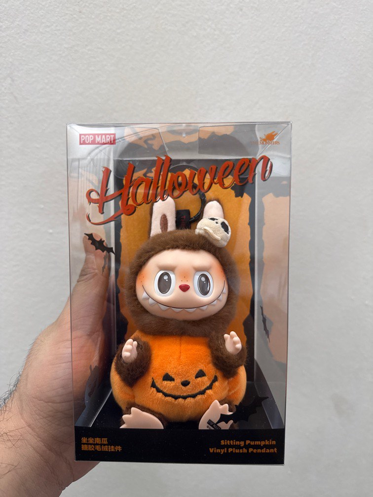POPMART Halloween labubu pumpkin, Hobbies & Toys, Toys & Games on Carousell