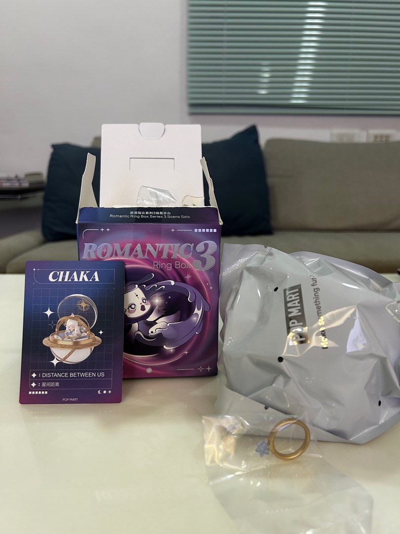 PopMart Romantic Ring Box 3 Chaka, Hobbies & Toys, Toys & Games on ...
