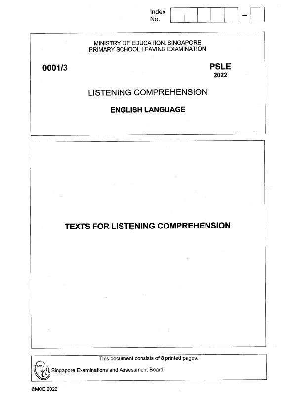 PSLE Papers 2012 to 2022 with Answer Key English Math Science, Hobbies ...