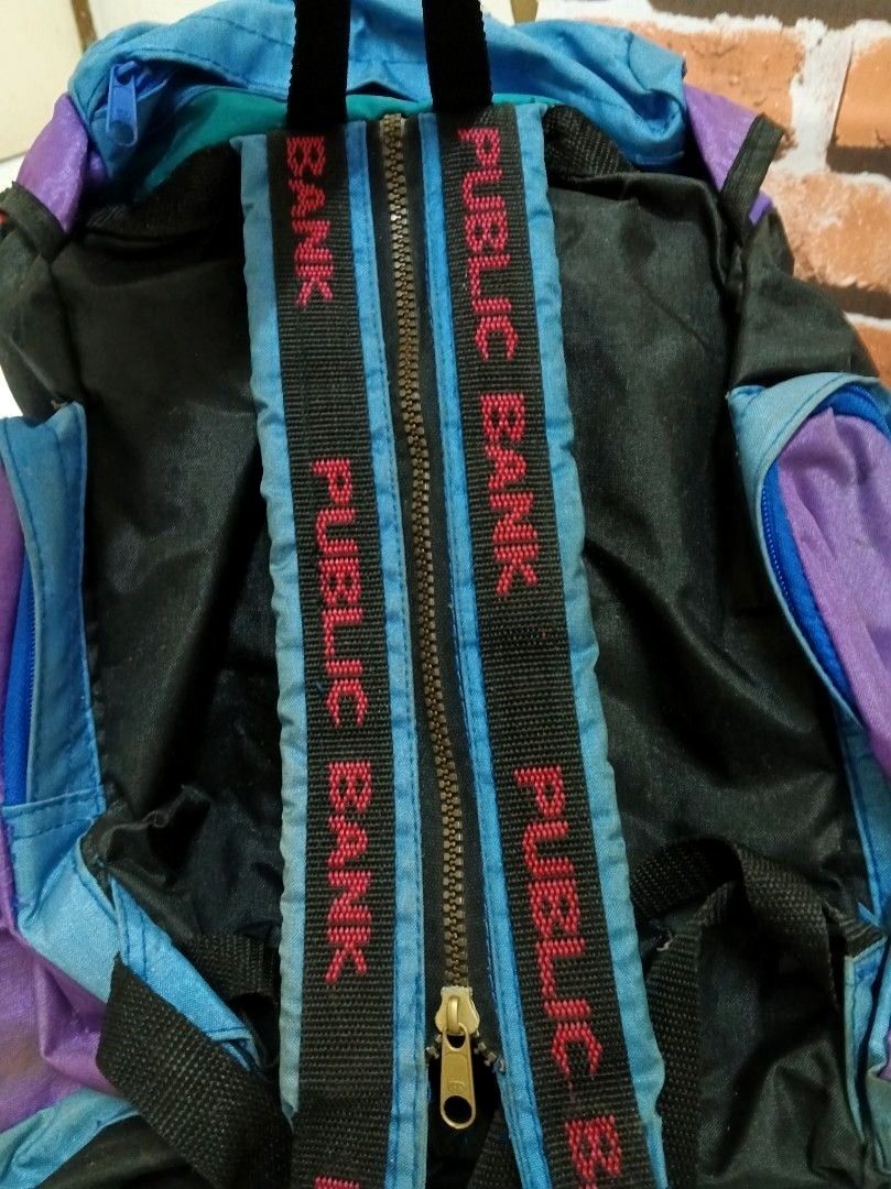 VINTAGE PUBLIC BANK 90s [YOUNG ACHIEVER] Backpack | Beg Sekolah, Men's ...
