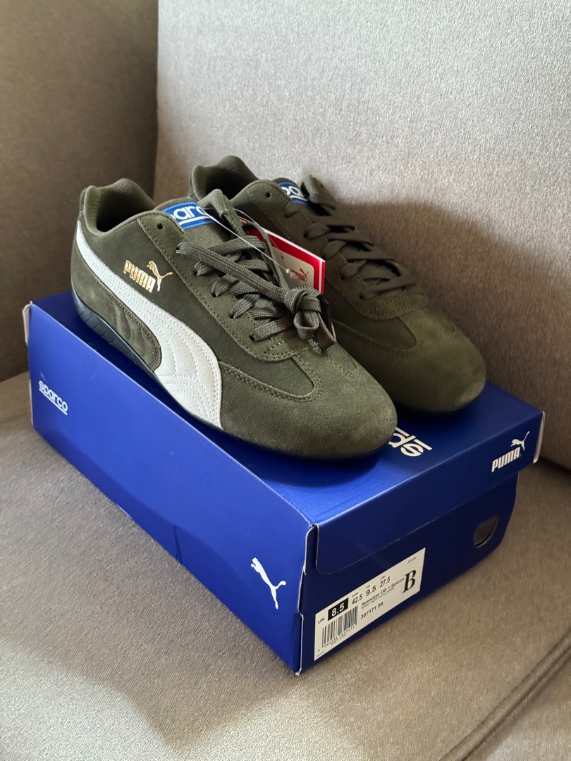 Puma Speedcat OG Sparco Olive Green, Men's Fashion, Footwear, Sneakers ...