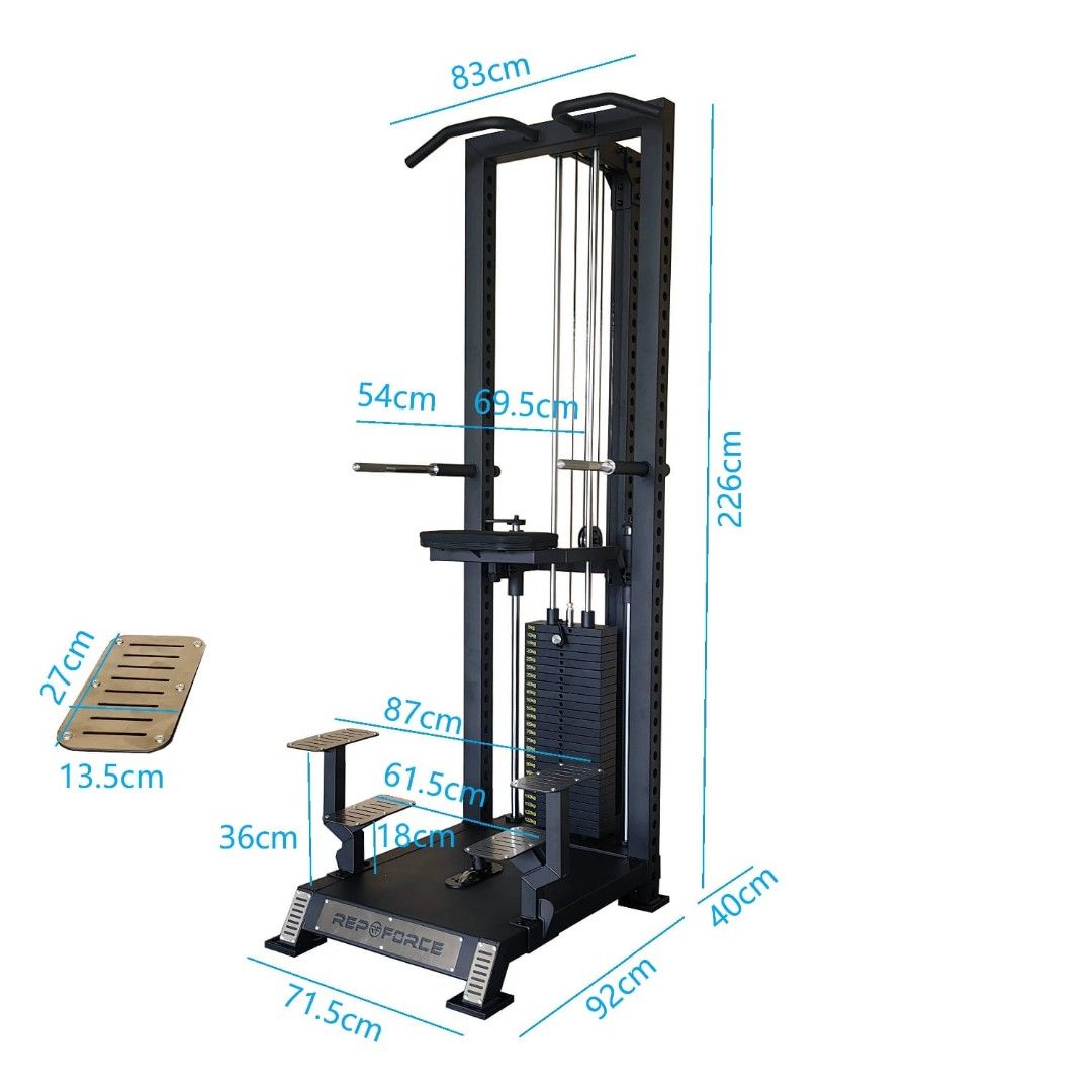 RF Assist Chin / Dip Belt Squat Low Row Machine BN, Sports Equipment ...